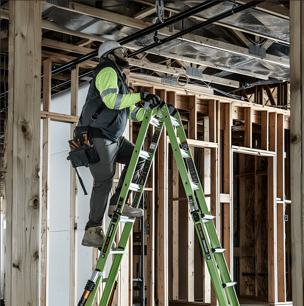 Multifunctional convertible standing ladder – Sneak Lab